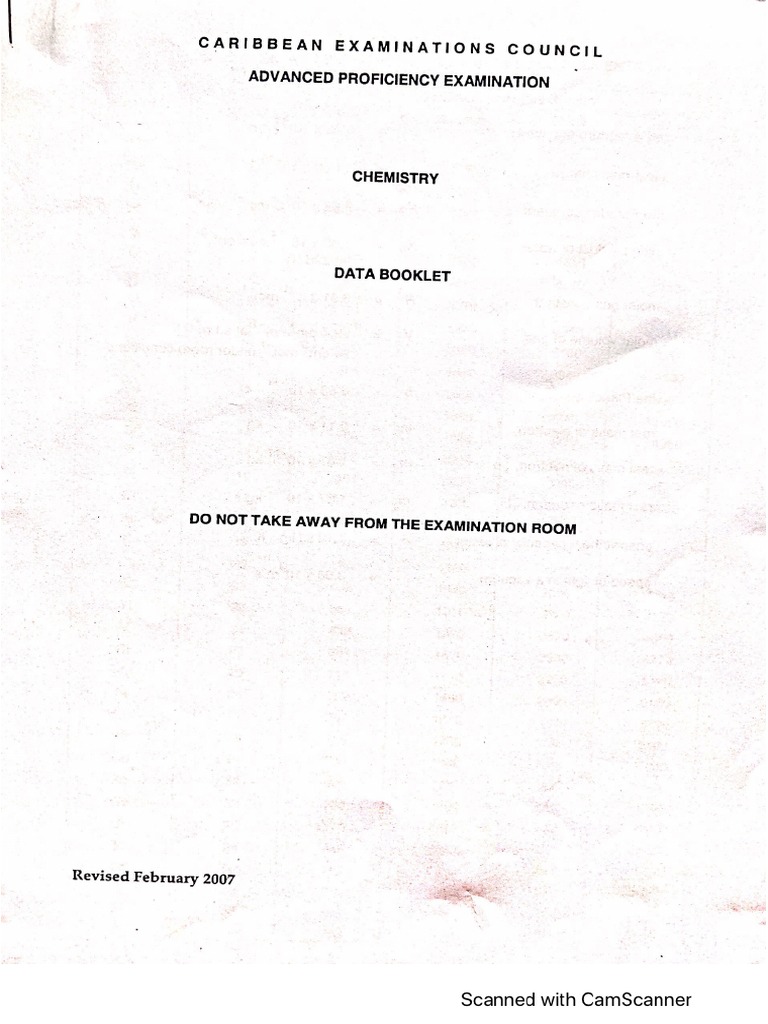 Chem Data Sheet | PDF