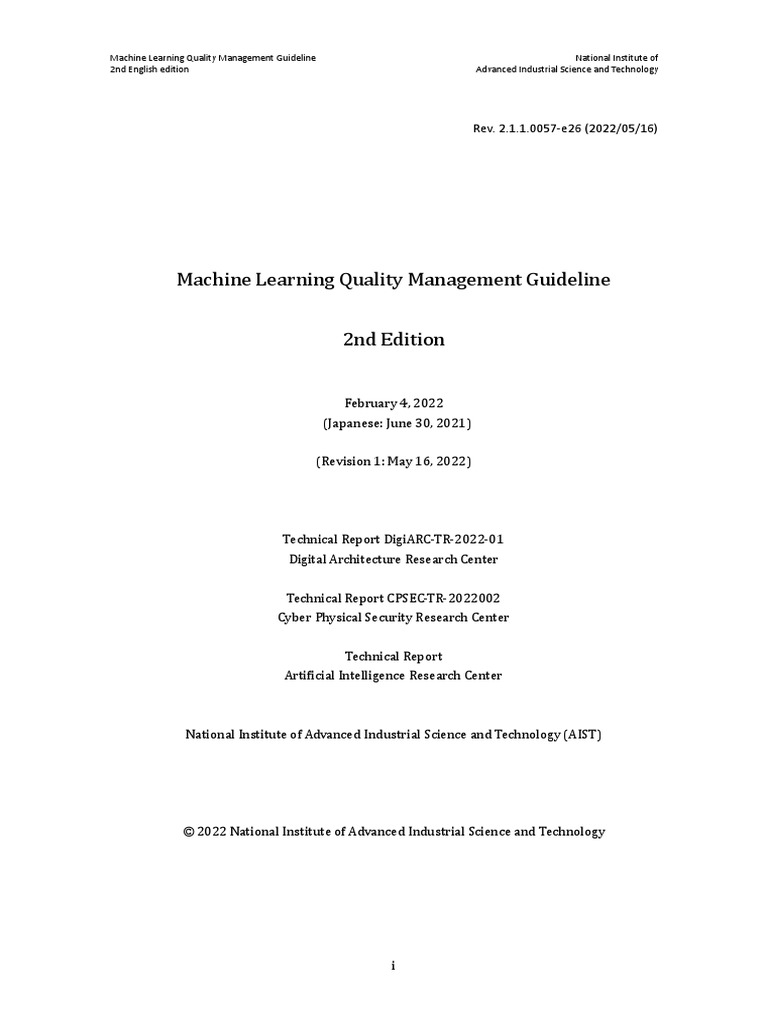 Aiqm Guideline en 2.1.1.0057 E26 Signed - Machine Learning Quality ...