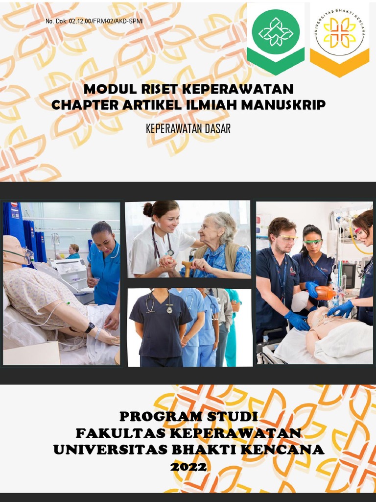 Modul 7 Praktikum Riset Keperawatan 20222023 Chapter Manuskrip | PDF