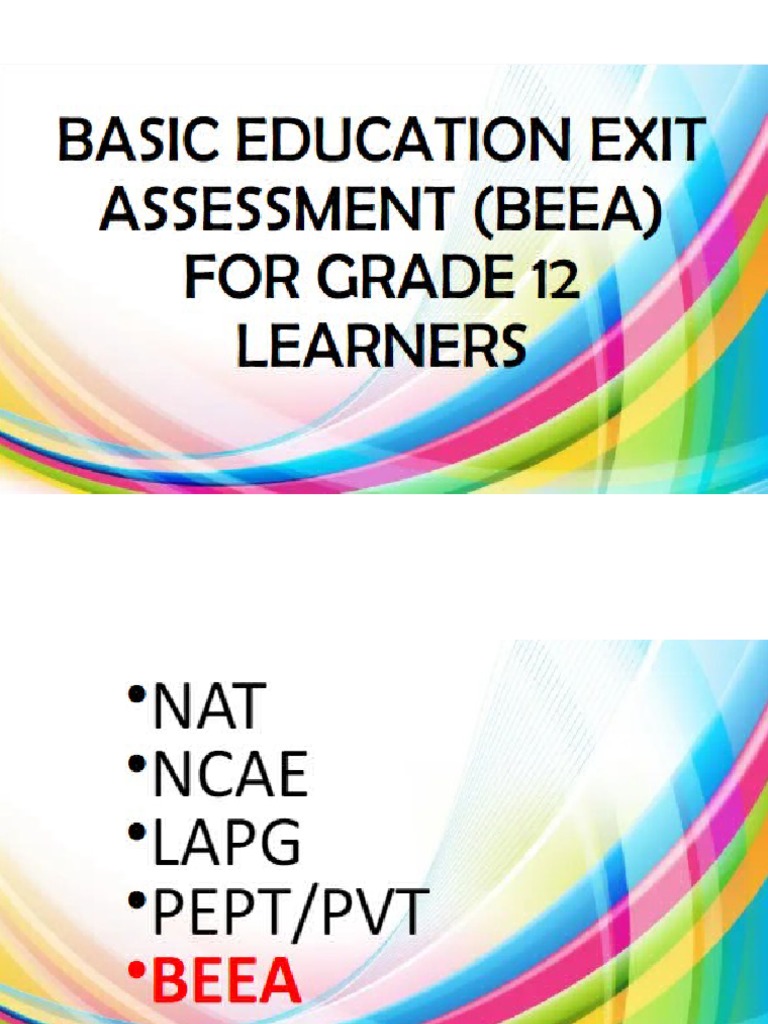 Exit Assessment Presentation | PDF