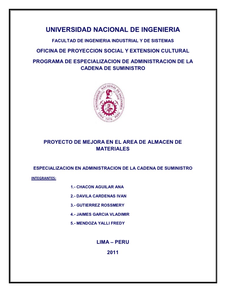 Tesis - Uni | PDF | Almacén | Trigo
