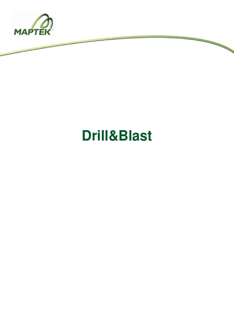 Drill and Blast Manual | PDF