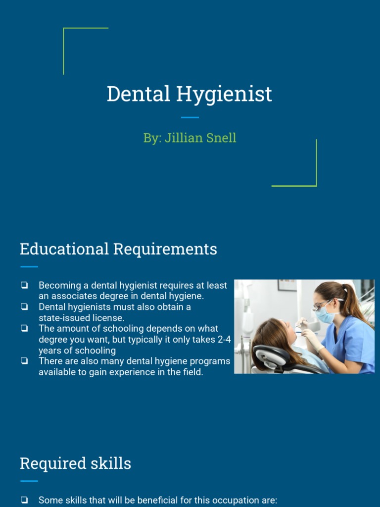 Dental Hygienist Presentation | PDF | Dental Hygienist | Dentistry