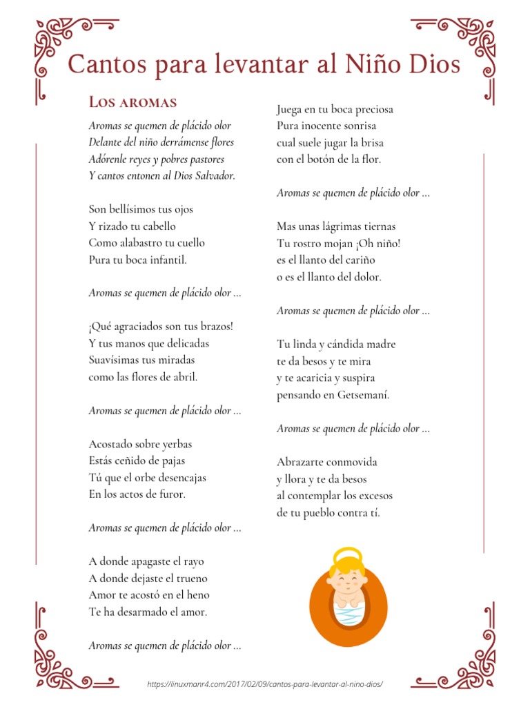 Cantos Al Nino Dios Diciembre 2022 | PDF | María, madre de Jesús