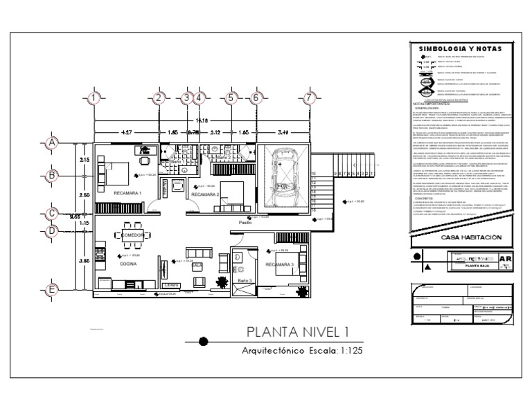 Planta Arquitectonica | PDF