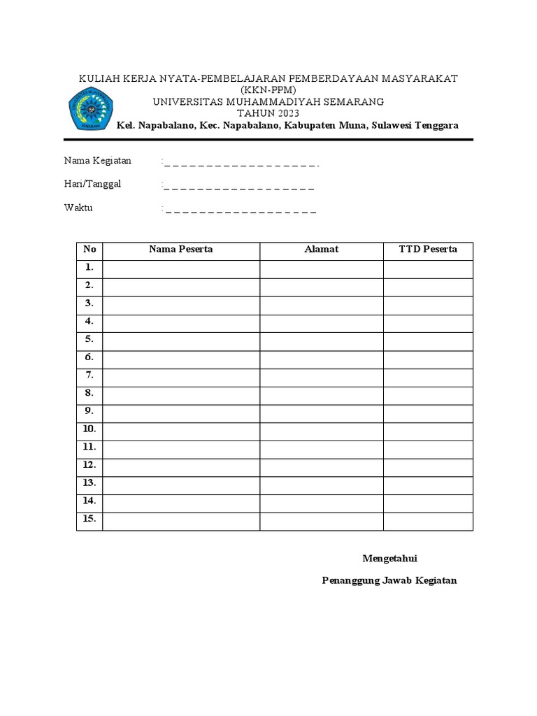 ABsensi Lomba Mewarnai | PDF ABsensi Lomba Mewarnai | PDF