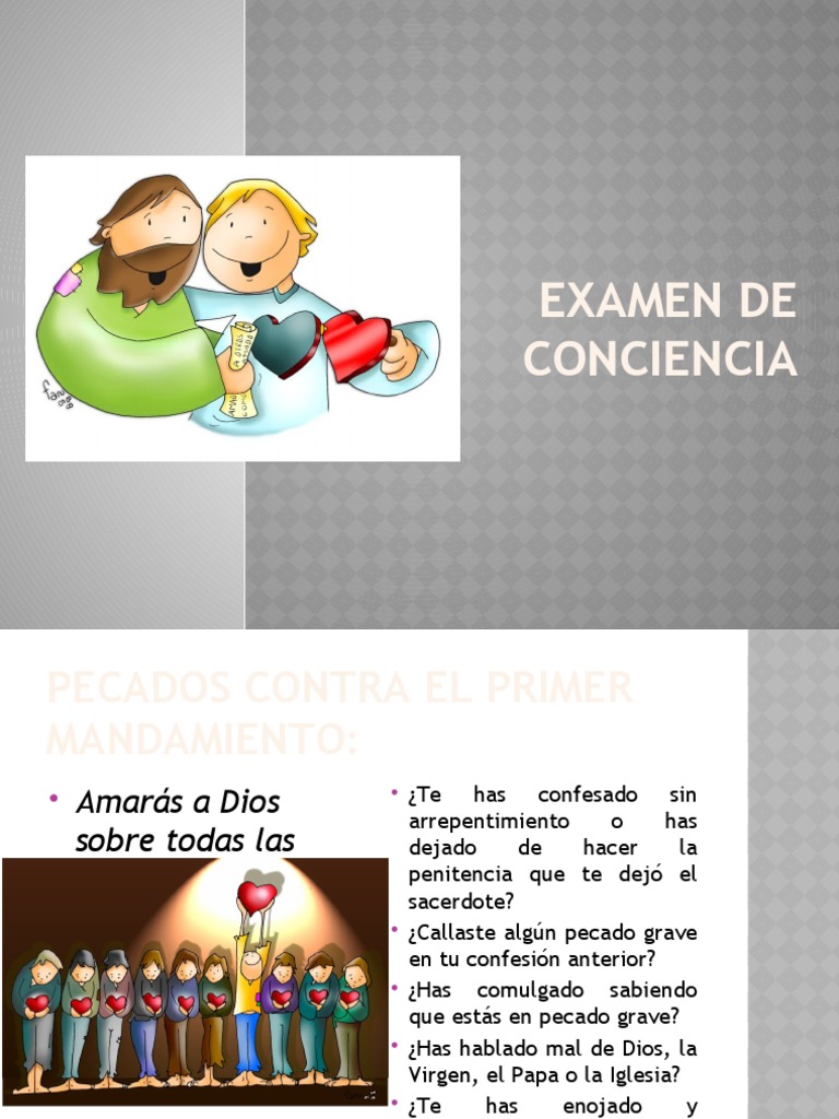 Examen de Conciencia para Niños | PDF
