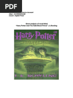 Half-Blood Prince: Summary & Themes | PDF | Harry Potter | J. K. Rowling