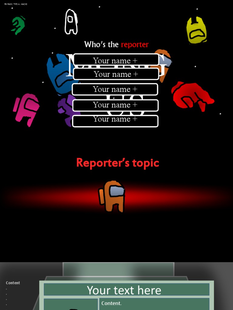 Among Us Template | Download Free PDF | Mass Media | Online Services