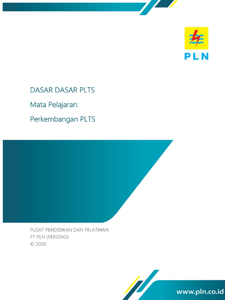 PLN Digital Learning - Perkembangan PLTS PV 1 | PDF