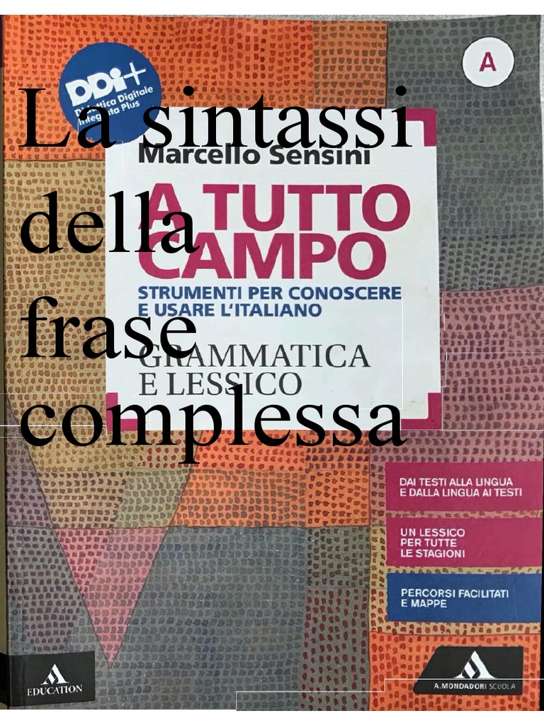 La Sintassi Della Frase Complessa | PDF