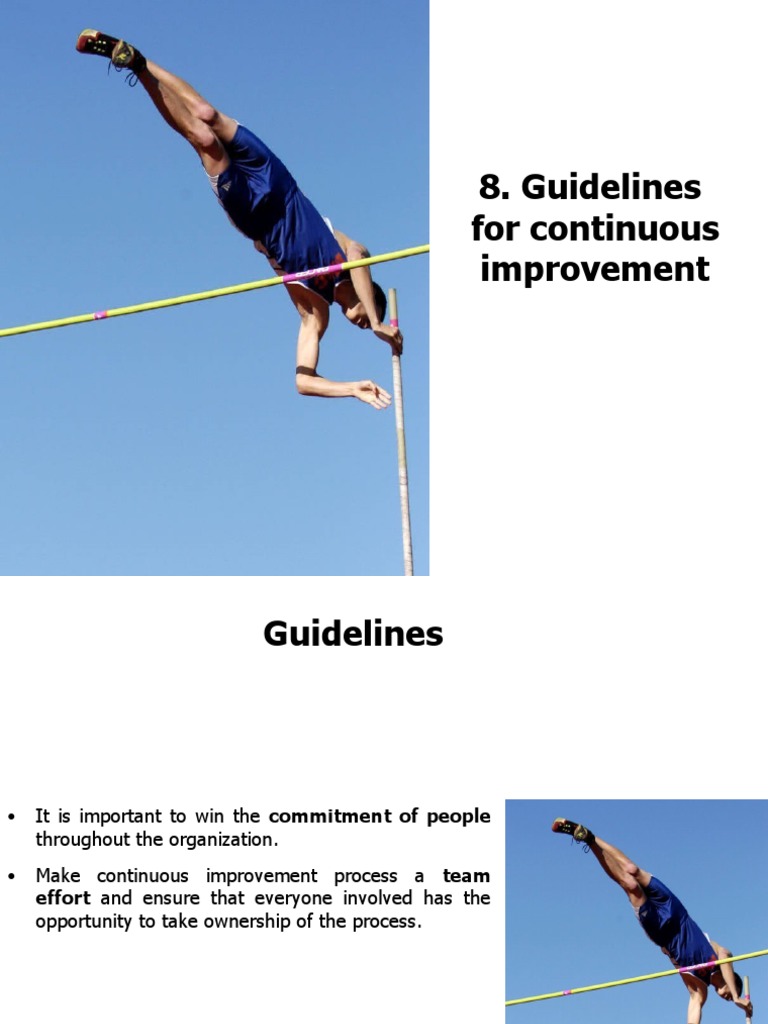 Continuous Improvement Guidelines | PDF