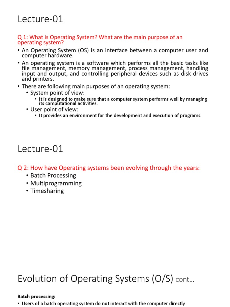 Sample Answers | PDF | Operating System | Kernel (Operating System)