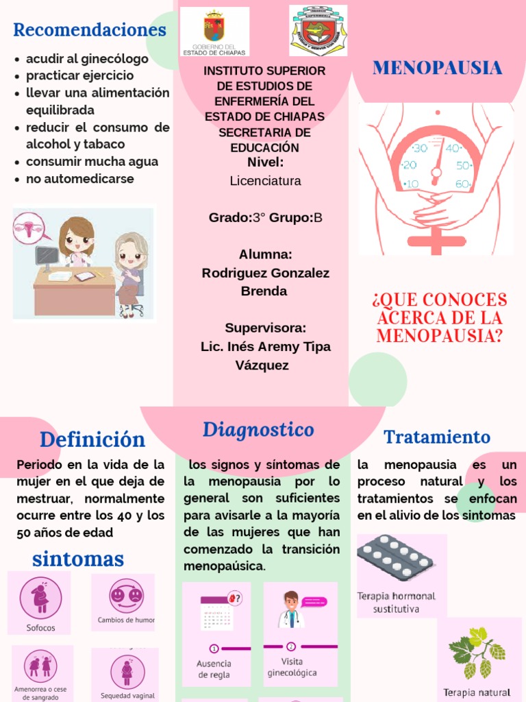 Recomendaciones para la menopausia | PDF