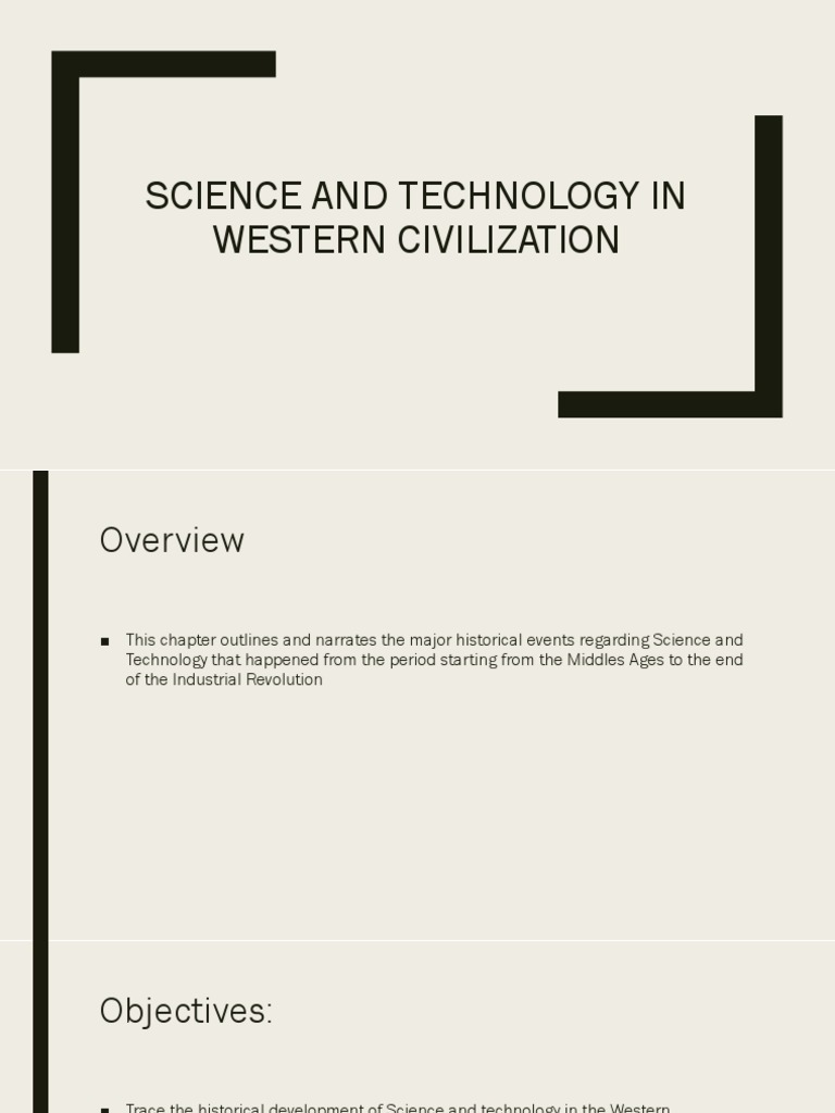 Chapter 2 (New) Science and Technology in Western Civilization | PDF ...