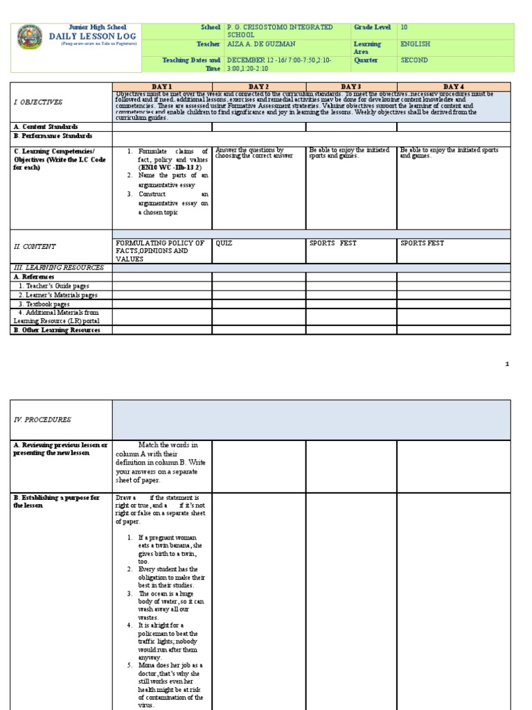 Q2-Week 1 | PDF