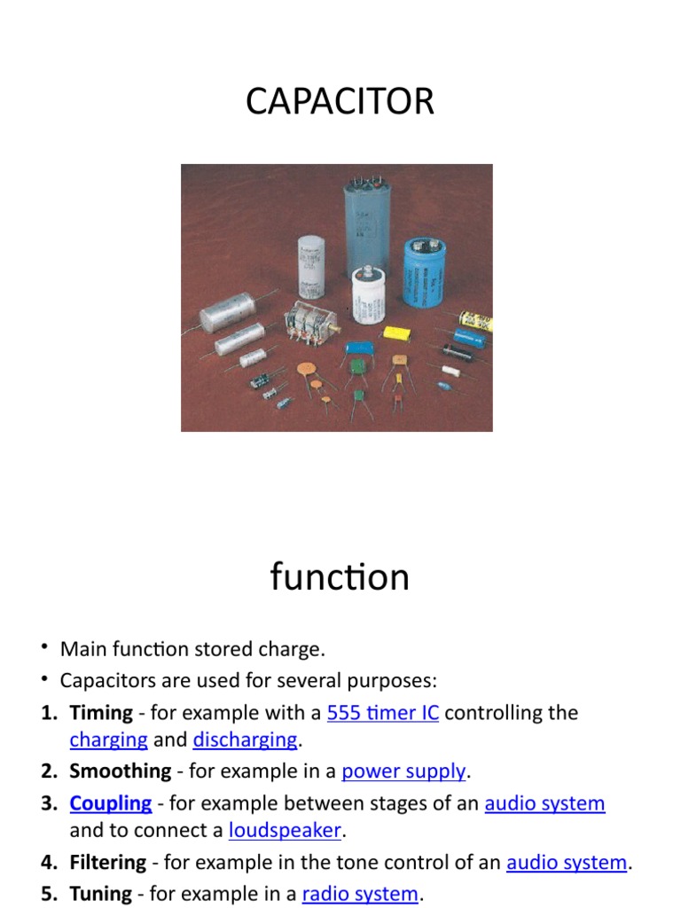 CAPACITOR | Download Free PDF | Capacitor | Capacitance