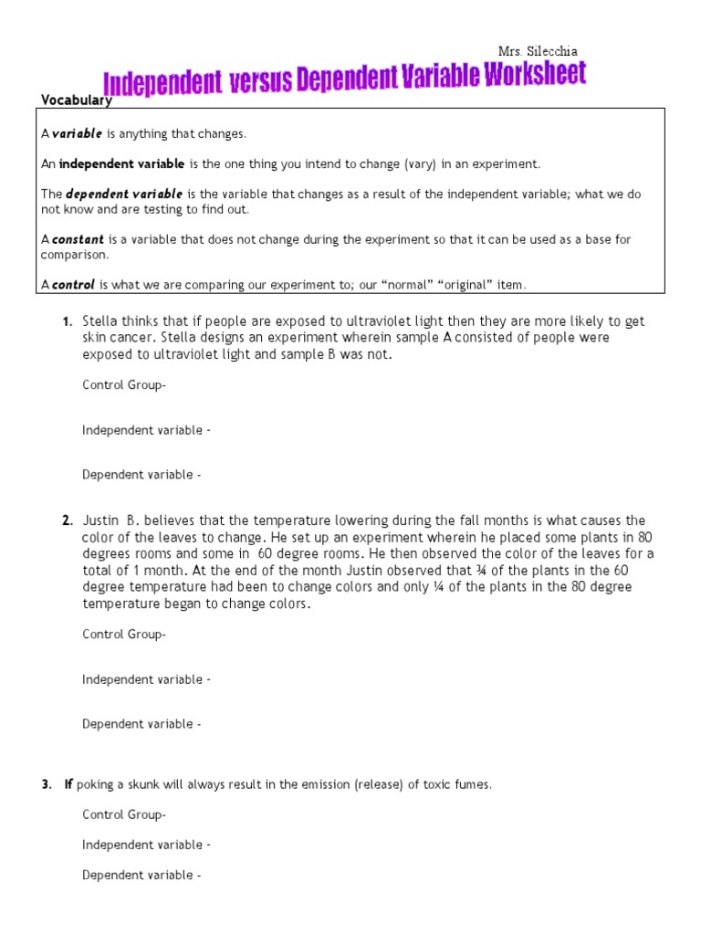 Scientific Variables and Experiments Guide | PDF | Experiment | Plants