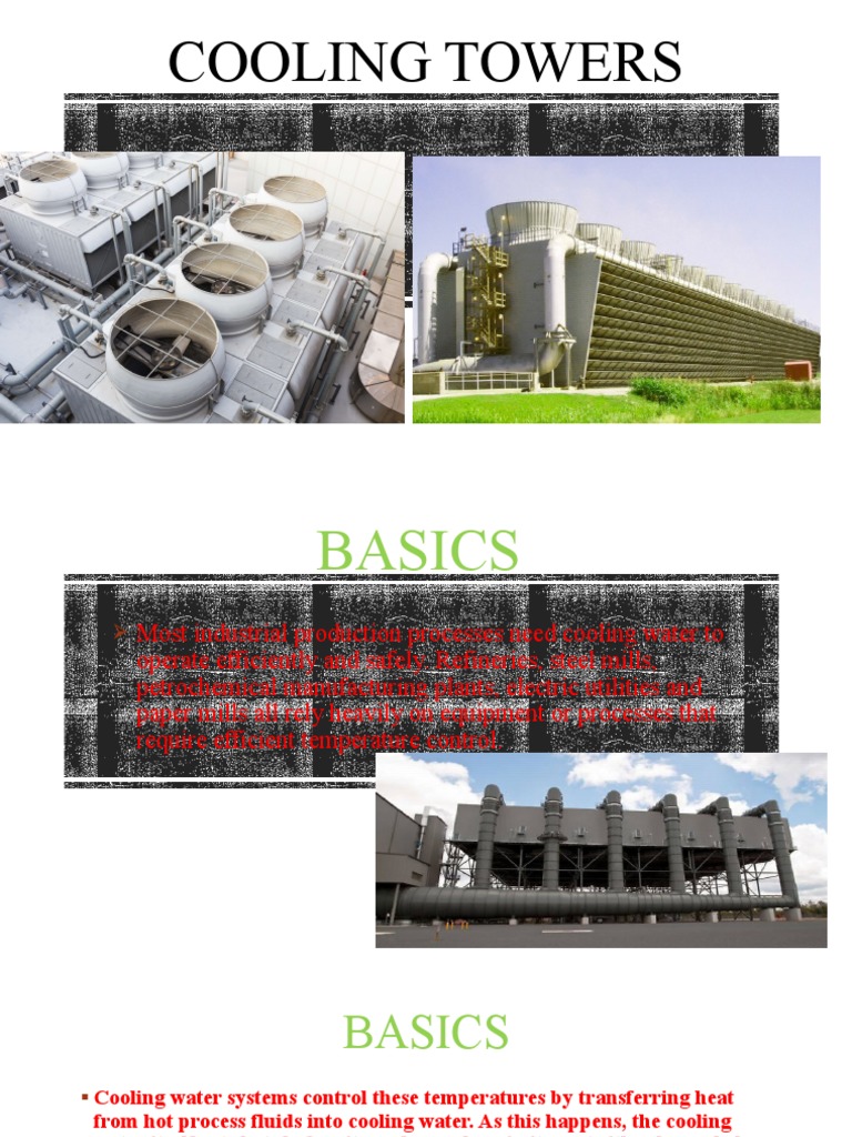 Cooling Towers | PDF | Heat Transfer | Water