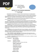 Executive Order - Barangay Council For The Protection of Children BCPC ...