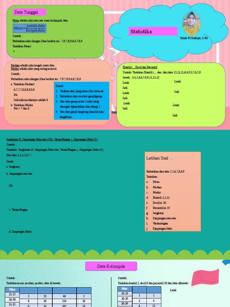 Panduan Statistika: Mean, Median, Modus | PDF