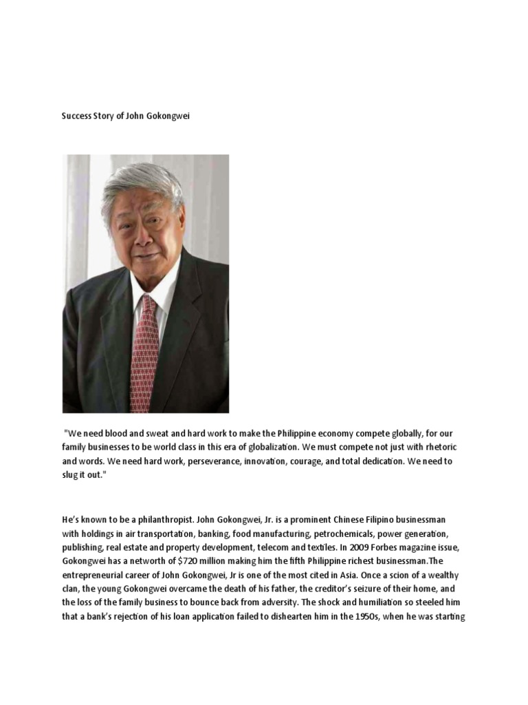 Gokongwei | PDF | Economies