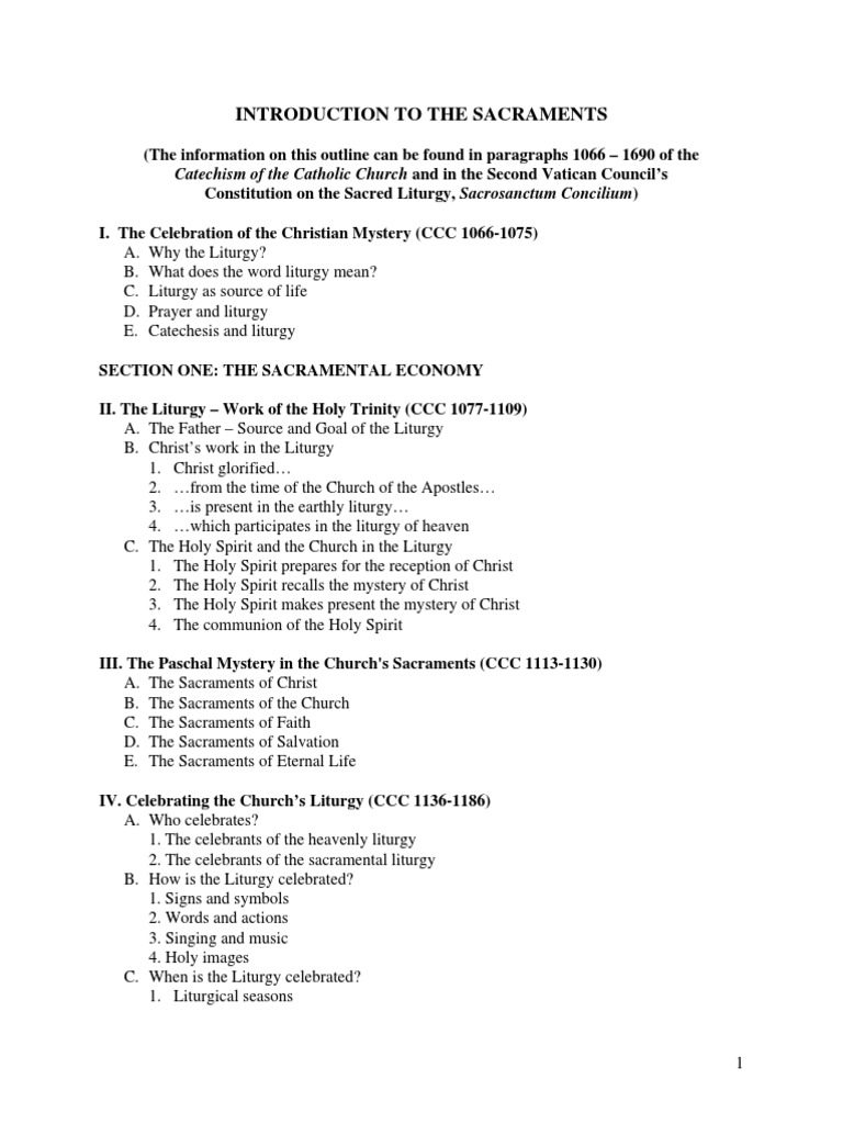 General Introduction-to-Sacraments | PDF