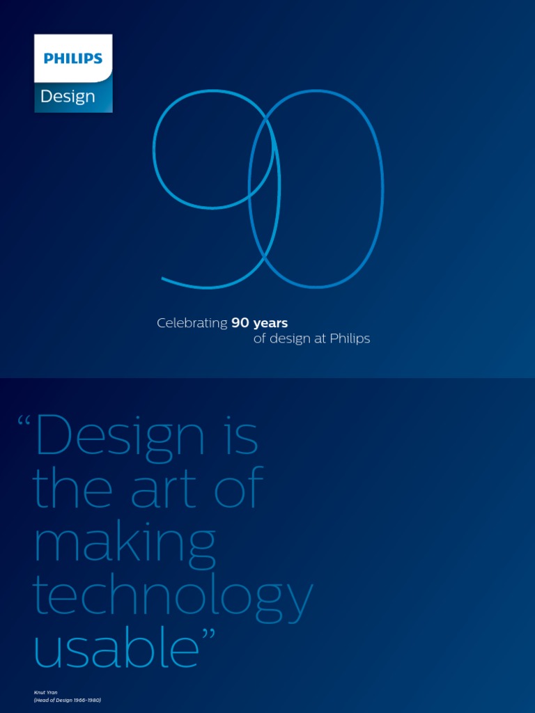 Backgrounder PhilipsDesign90 Years | PDF | Philips | Design