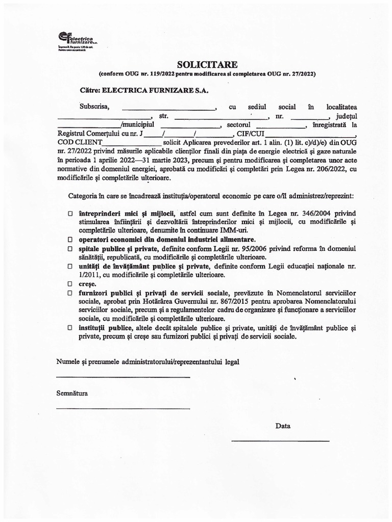 Model Solicitare Si Declaratie Pe Propria Raspundere | PDF