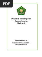 Rencana Pengembangan Madrasah Contoh RPM | PDF