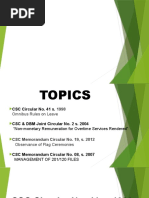 CSC Guidelines Loyalty Award | PDF