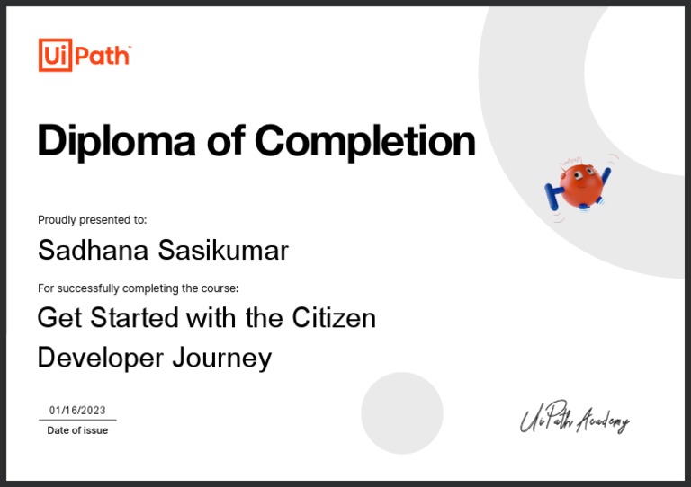 LearningPath Certificate 01162023124026037 | PDF