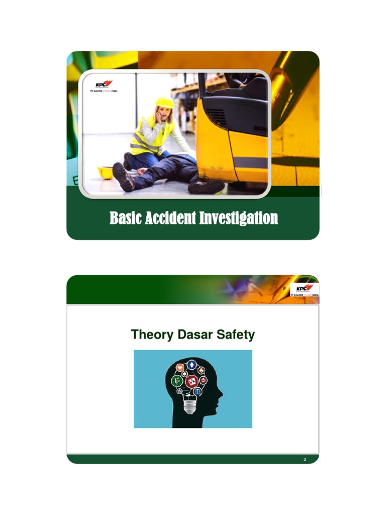 Handout Incident Investigation | PDF Handout Incident Investigation | PDF