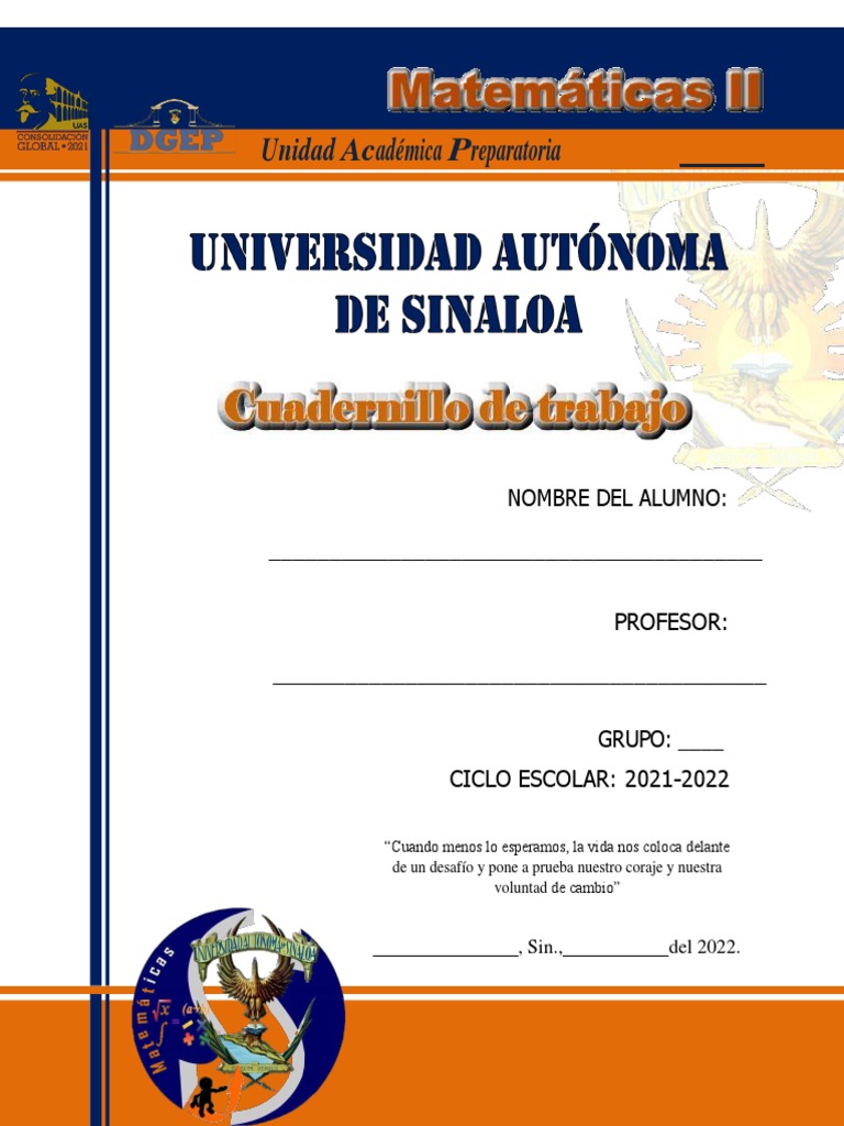 Cuadernillo - Mate - Ii Completo | PDF | Pendiente | Ecuaciones