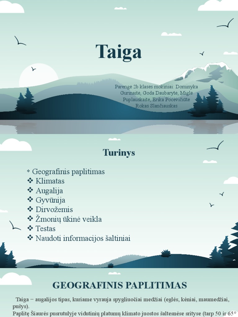 Taiga | PDF