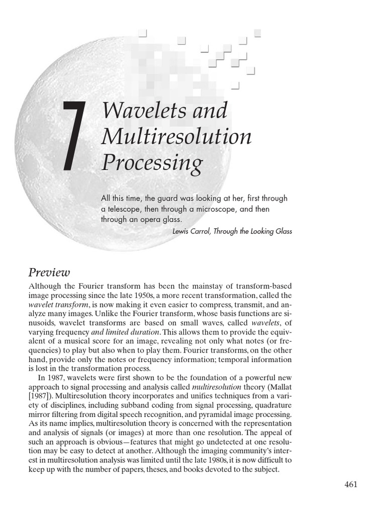 Wavelet and Multiresolution Image Processing | PDF | Wavelet | Computer Engineering
