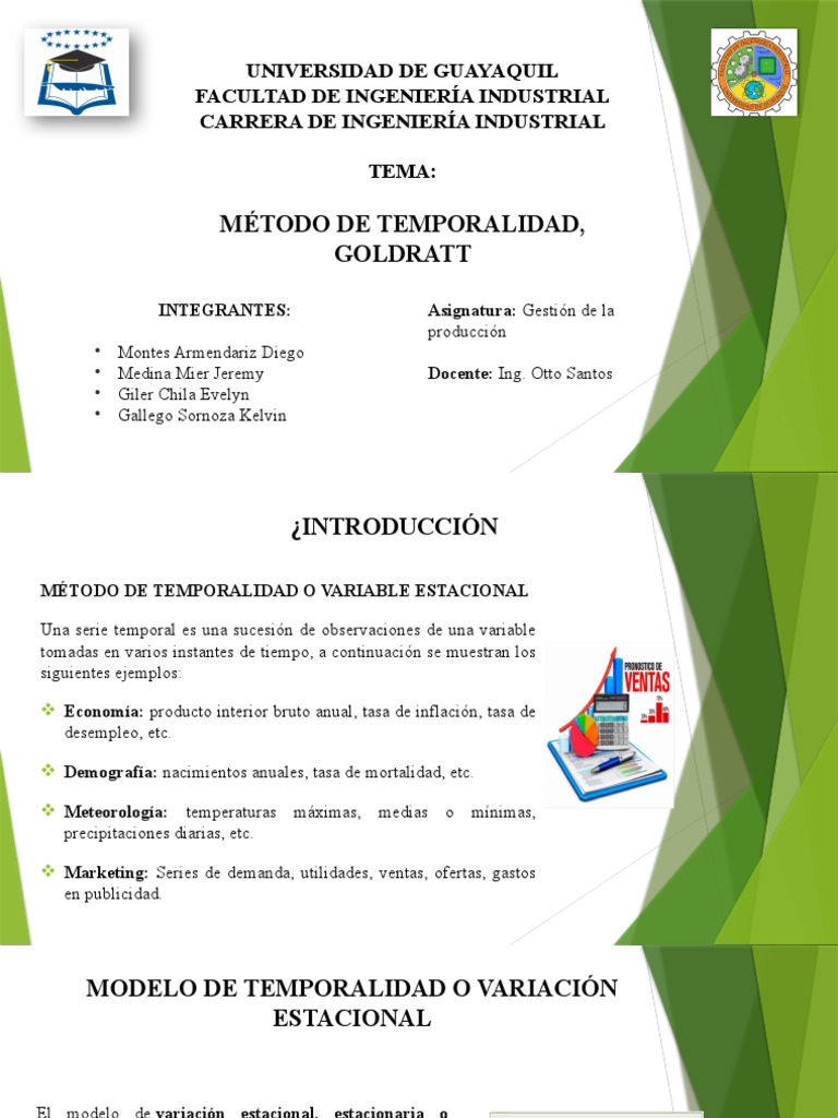 Método de Temporalidad. Goldratt | PDF | Economias | Ciencias económicas