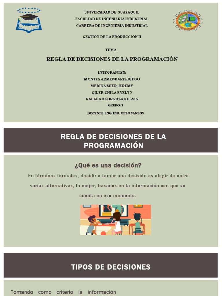 Reglas de programación y tablas de decisión | PDF | Diseño ...