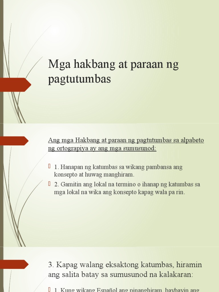 Mga Hakbang at Paraan NG Pagtutumbas | PDF