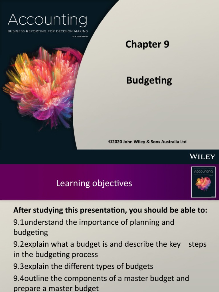 Budgeting Pdf Budget Inventory