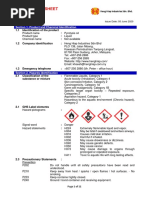 Petronas Dynamic Diesel | PDF | Toxicity | Dangerous Goods
