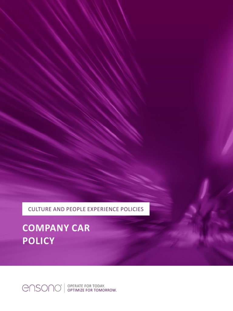 Ensono Company Car Lease Policy | PDF | Lease | Taxes