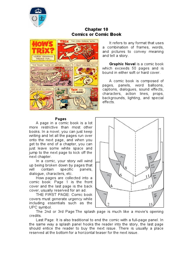 Lesson 12 - Comics | PDF