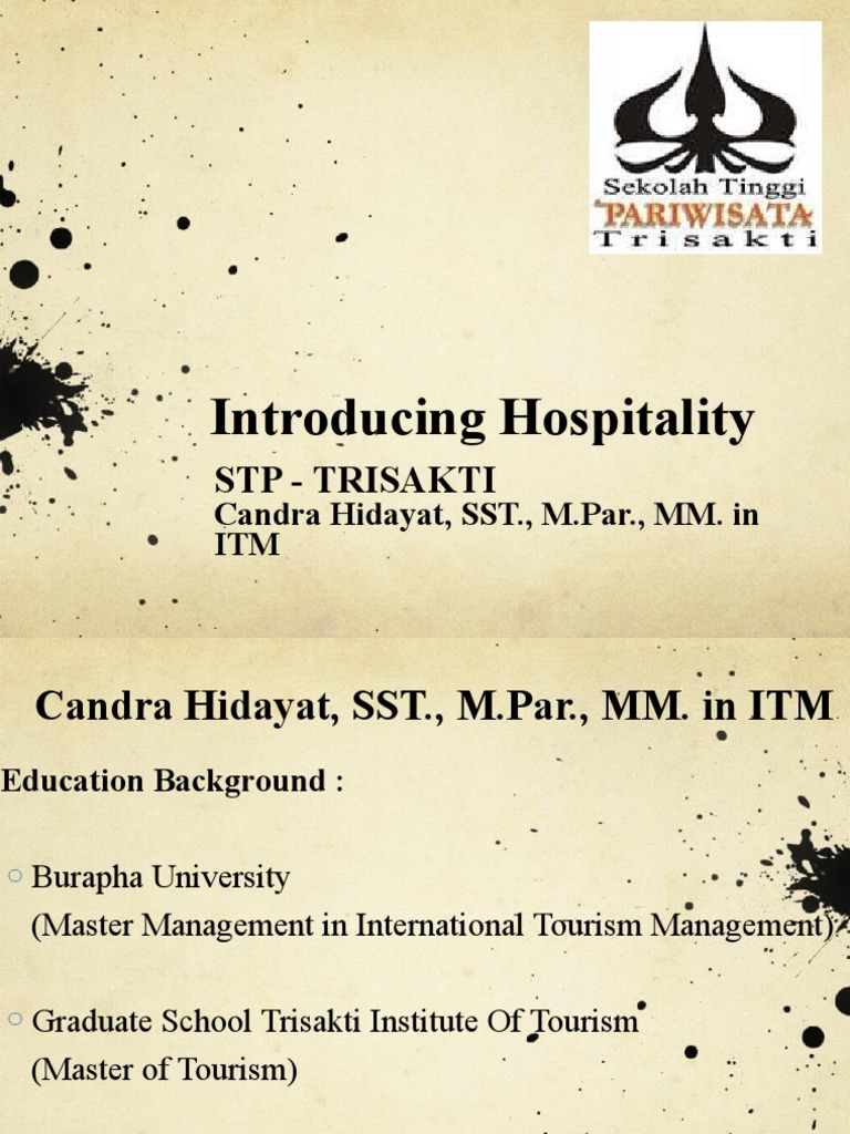 Chapter 1 Introducing Hospitality | PDF | Empowerment | Menu