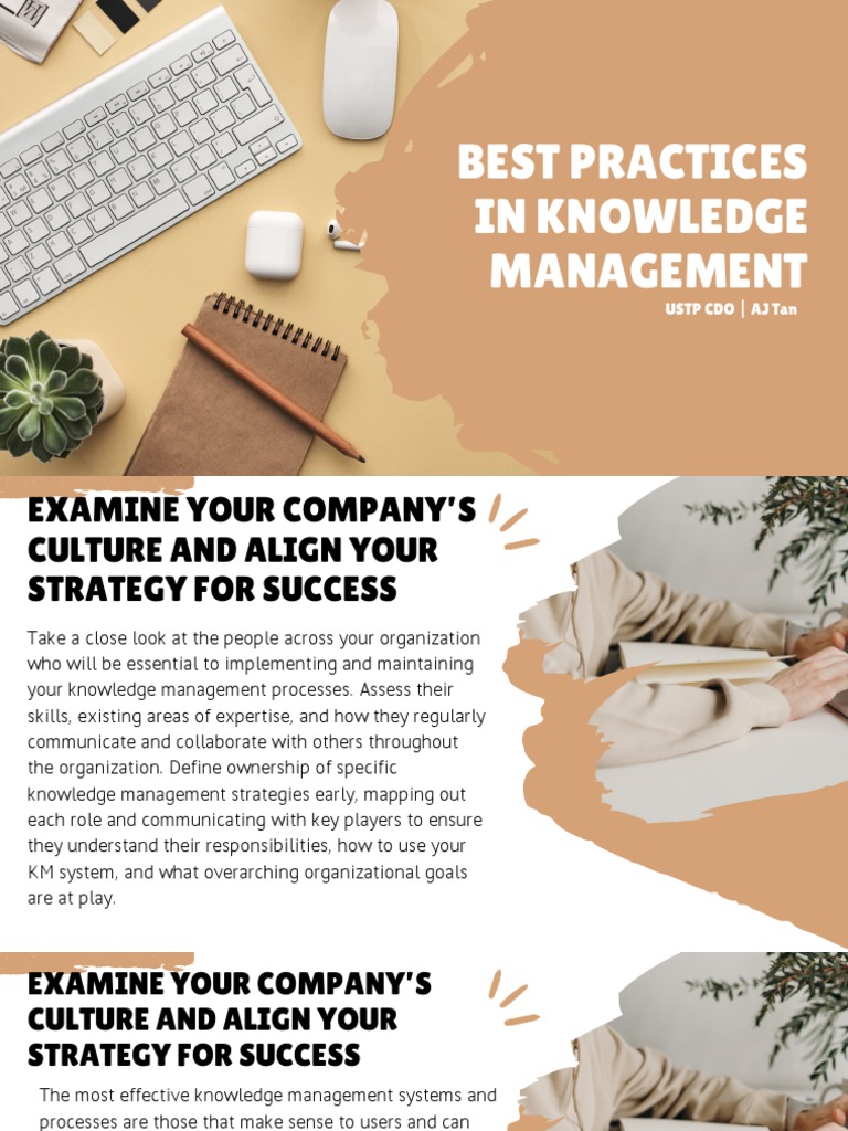Knowledge Management Best Practices | PDF | Knowledge Management ...