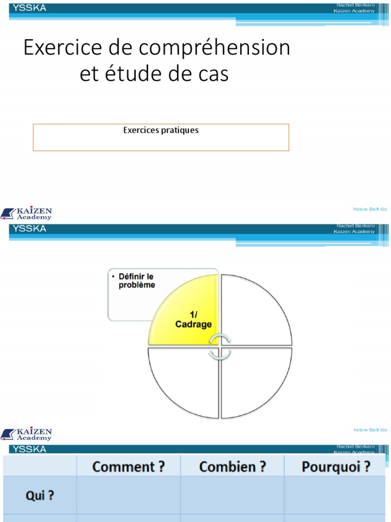 Exercice de Compréhension Et Étude de Cas Final | PDF