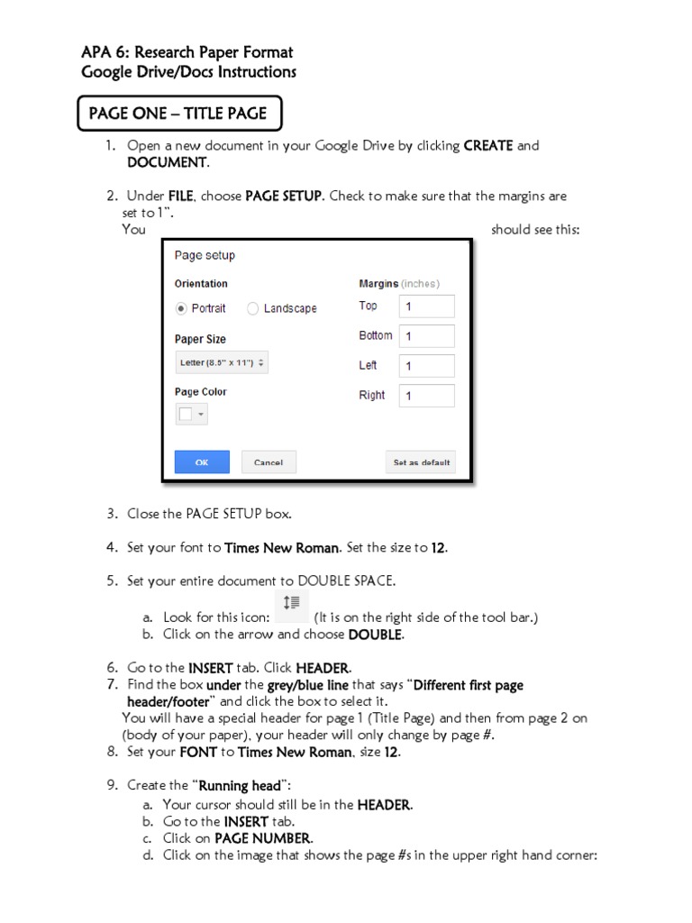 Apa Research Paper Format - Google Drive | PDF | Paragraph | Letter Case