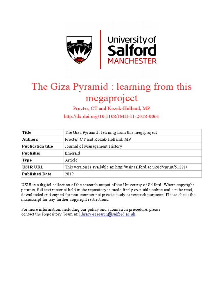 GizaPyramidPDF Proof | PDF | Egyptian Pyramids