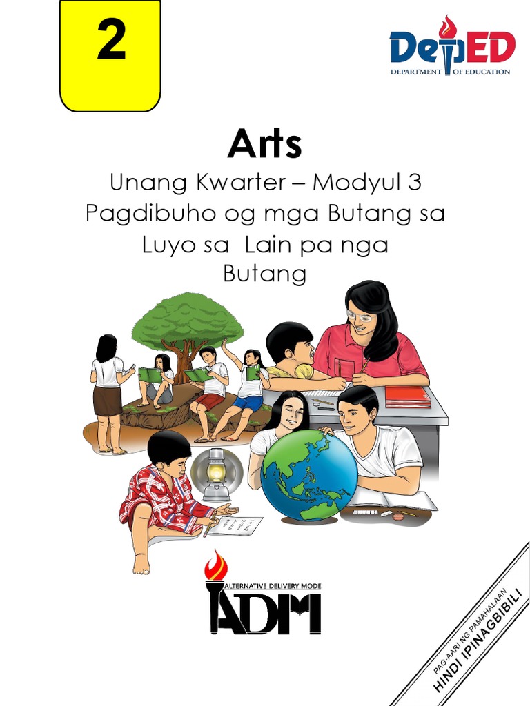 Arts2 q1 Mod3 Pagdibuho Og Mga Butang Sa Luyo Sa Lain Pa Nga Butang | PDF