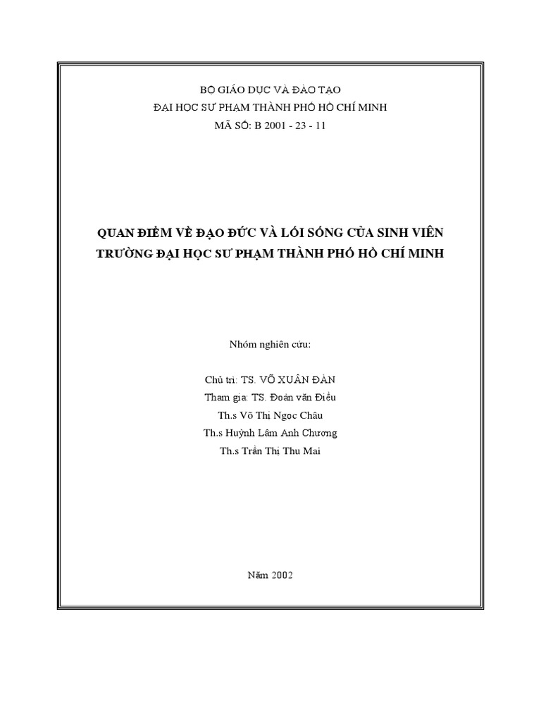 (123doc) - Quan-Diem-Ve-Dao-Duc-Va-Loi-Song-Cua-Sinh-Vien-Truong-Dai-Hoc-Su-Pham-Thanh-Pho-Ho ...